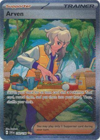 Arven - 249/198 - Special Illustration Rare - Playset