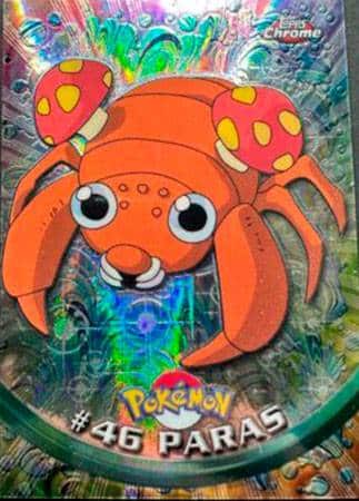 Pokemon Topps 46 paras holo foil - Playset