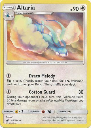 Altaria - 80/111 - Rare - Playset