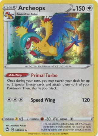 Archeops - 147/195 - Rare - Playset