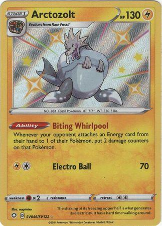 Arctozolt - SV46/SV122 - Shiny Rare - Playset