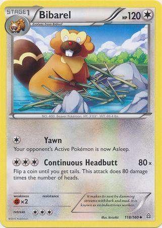 Bibarel - 118/160 - Uncommon - Playset