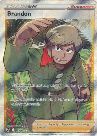 Brandon - 188/195 - Full Art Ultra Rare - Playset