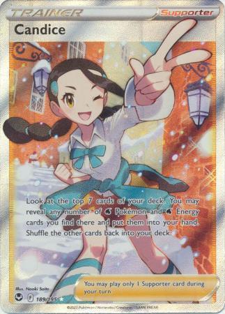Candice - 189/195 - Full Art Ultra Rare - Playset