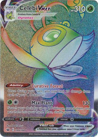 Celebi VMAX - 199/198 - Hyper Rare - Playset