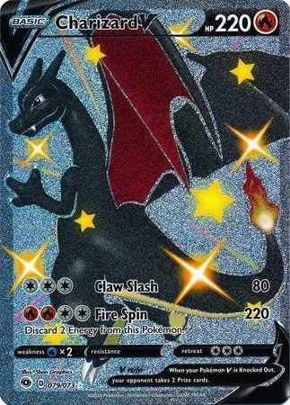 Charizard V - 079/073 - Shiny Ultra Rare - Playset