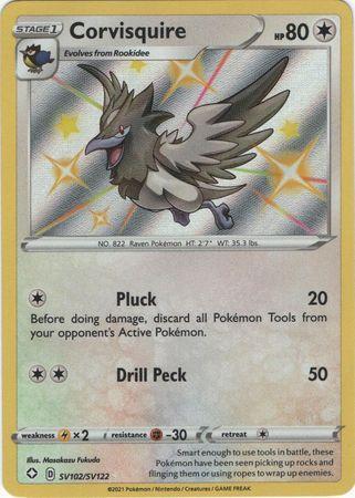 [ESP] Corvisquire - SV102/SV122 - Shiny Rare - Playset