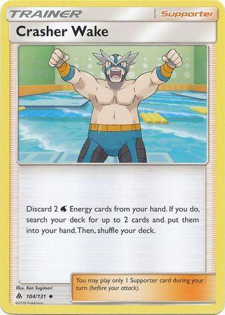 Crasher Wake - 104/131 - Uncommon - Playset