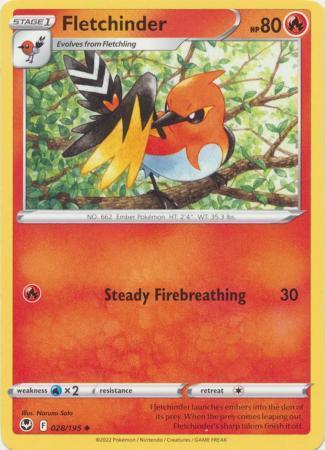 Fletchinder - 028/195 - Uncommon - Playset