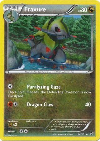 Fraxure - 68/101 - Uncommon - Playset