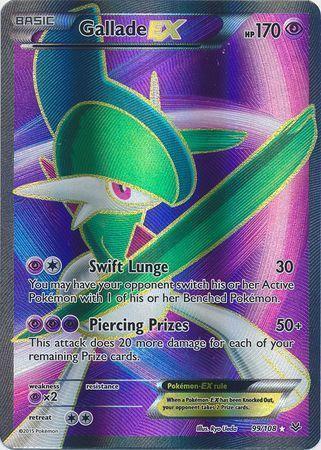 Gallade EX - 99/108 - Full Art Ultra Rare - Playset