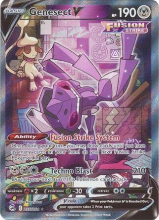 Genesect V - 255/264 - Alternate Art Ultra Rare - Playset