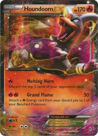 Houndoom EX - 21/162 - Ultra Rare - Playset