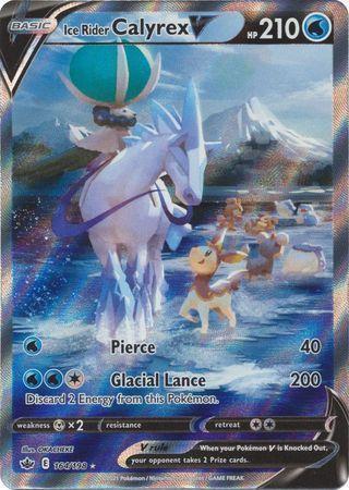 Ice Rider Calyrex V - 164/198 - Full Art Ultra Rare - Playset