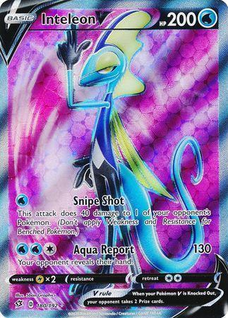 Inteleon V - 180/192 - Full Art Ultra Rare - Playset