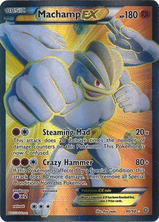 Machamp EX - 90/98 - Full Art Ultra Rare - Playset