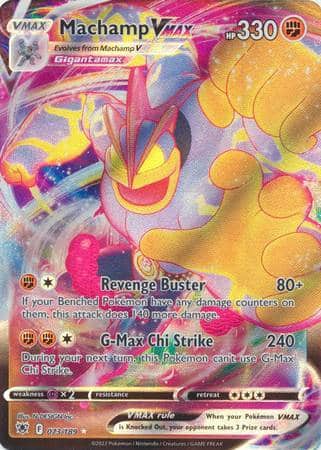 Machamp VMAX - 073/189 - Ultra Rare - Playset