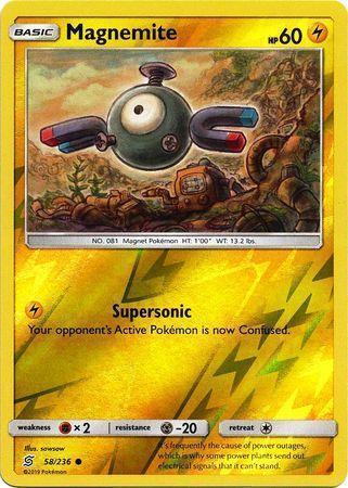 Magnemite - 58/236 - Common Reverse Holo - Playset