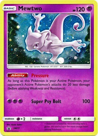 Mewtwo - SM77 - Holo Promo - Playset