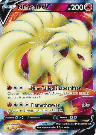 Ninetales V - 177/192 - Full Art Ultra Rare - Playset