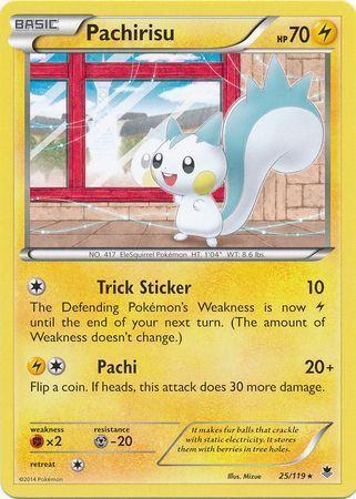 Pachirisu - 25/119 - Rare - Playset