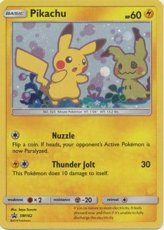 Pikachu - SM162 - Holo Promo - Playset