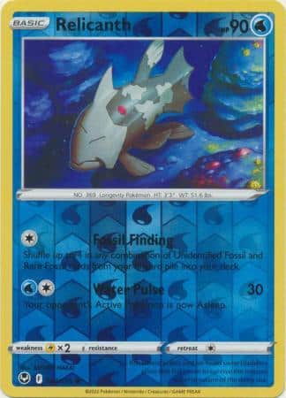 Relicanth - 044/195 - Common Reverse Holo - Playset