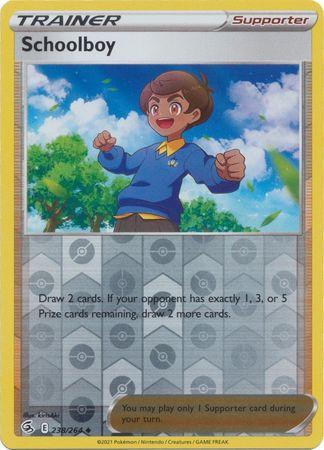 Schoolboy - 238/264 - Uncommon Reverse Holo - Playset