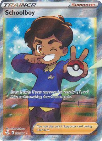 Schoolboy - 261/264 - Full Art Ultra Rare - Playset