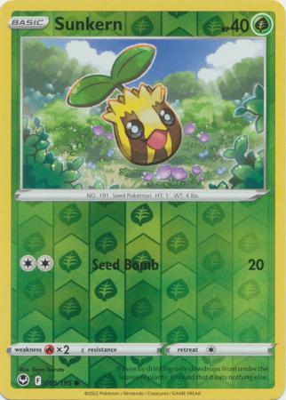 Sunkern - 005/195 - Common Reverse Holo - Playset