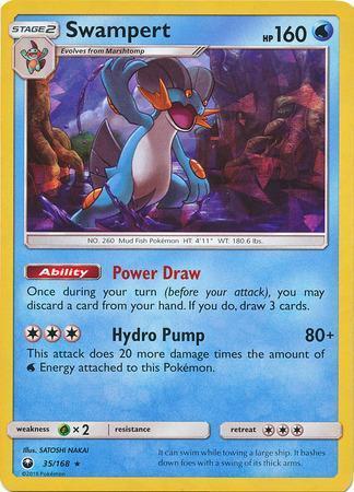 Swampert - 35/168 - Shattered Holo Rare - Playset