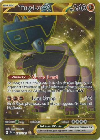 Ting-Lu ex - 275/193 - Gold Secret Rare - Playset
