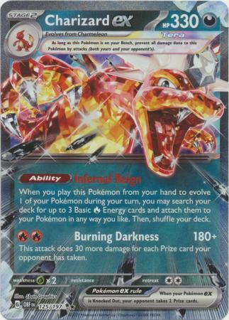 Charizard ex - 125/197 - Ultra Rare - Playset
