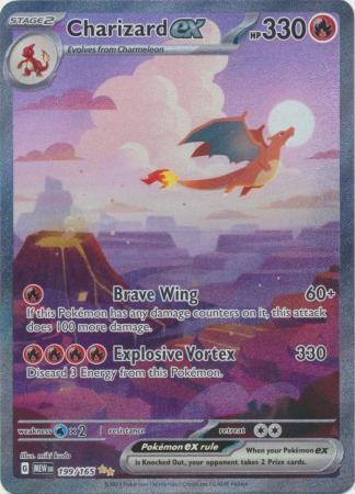 Charizard ex - 199/165 - Special Illustration Rare - Playset