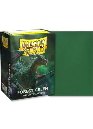 Protectores Dragon Shield 100 - Std. Dual Matte Forest Green - Playset