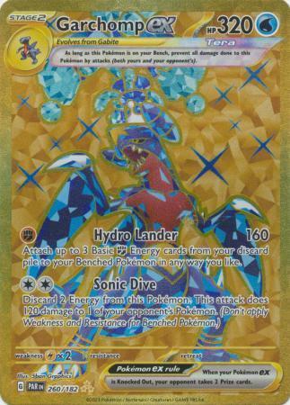 Garchomp ex - 260/182 - Gold Secret - Playset