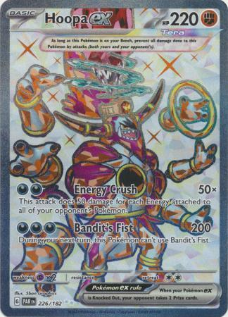Hoopa ex - 226/182 - Full Art Secret Rare - Playset