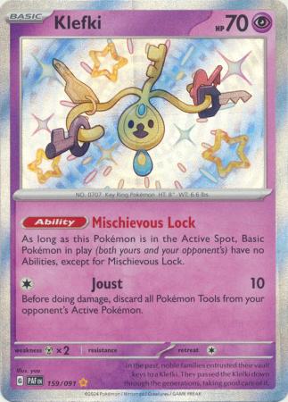 Klefki - 159/091 - Shiny Rare - Playset