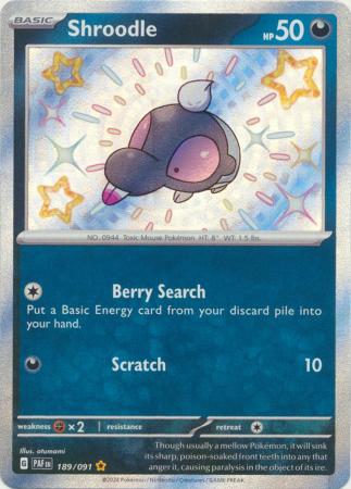Shroodle - 189/091 - Shiny Rare - Playset