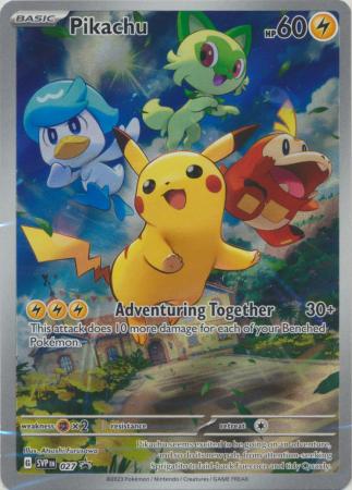 Pikachu - SVP027 - Illustration Rare Promo - Playset