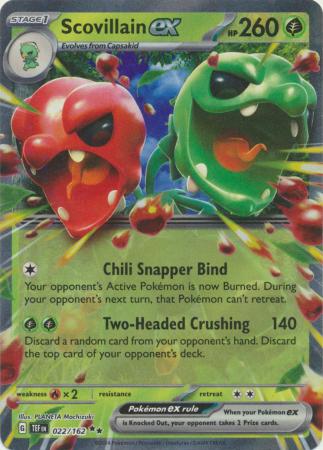 [ESP] Scovillain ex - 022/162 - Ultra Rare - Playset