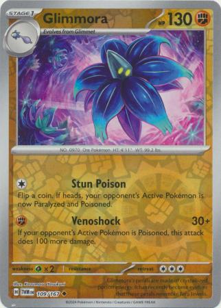 Glimmora - 109/167 - Uncommon Reverse Holo - Playset