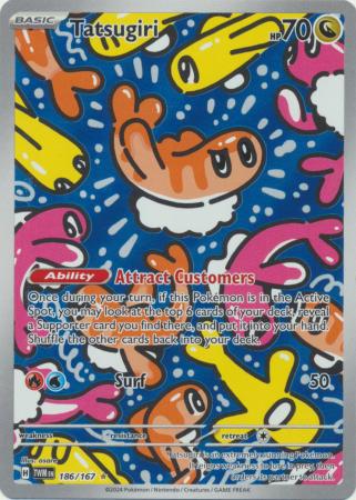 Tatsugiri - 186/167 - Illustration Rare - Playset