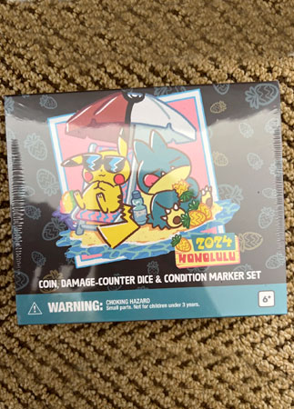 Set Dados Exclusivos Mundial Pokemon Hawaii - Playset