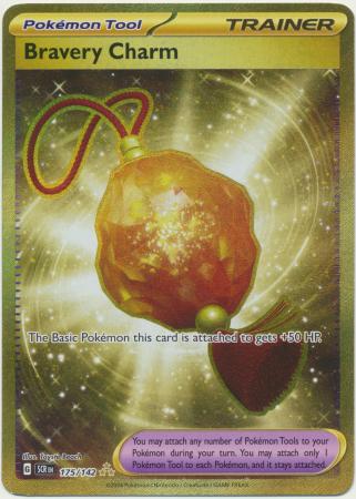 Bravery Charm - 175/142 - Gold Secret Rare - Playset