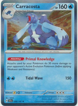 [ESP] Carracosta - 038/142 - Holo Rare - Playset