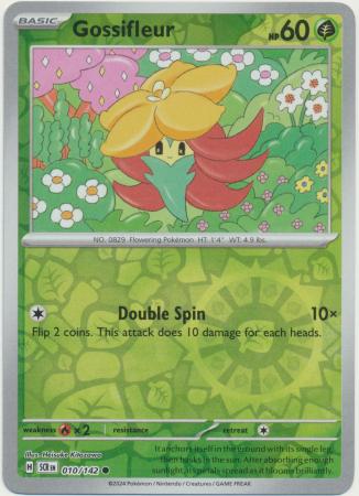 [ESP] Gossifleur - 010/142 - Common Reverse Holo - Playset