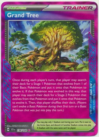 Grand Tree - 136/142 - Ace Rare - Playset