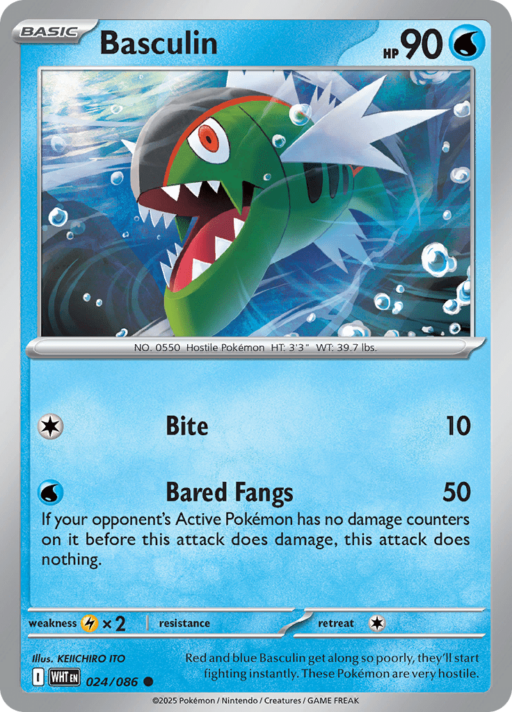 Basculin - 024/086 - Common - Playset